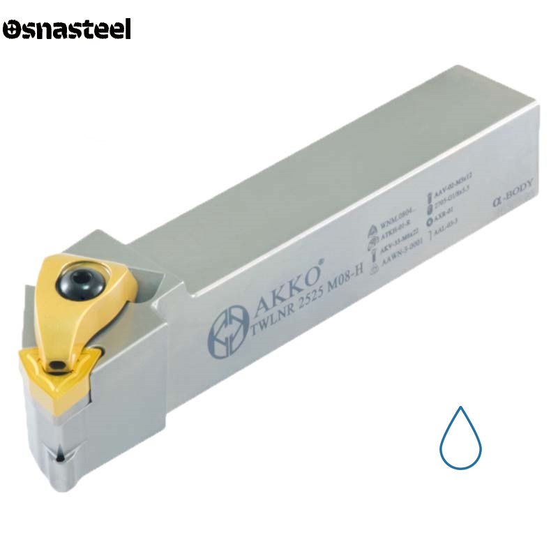 TWLNR 2020 K08-H державка для наружного точения с подводом СОЖ AKKO — купить на сайте Osnasteel